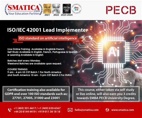 Pecb Iso Iec 42001 Lead Implementer Live Online