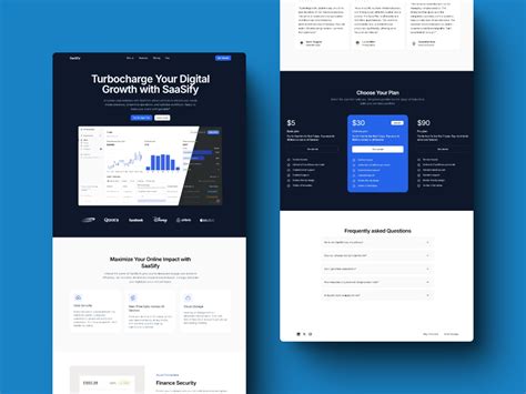 Saasify — Nextjs Tailwind Css Saas Landing Page