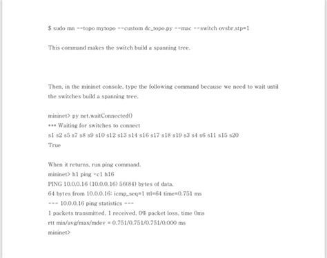 1 Fat Tree Topology Generation First One Is To