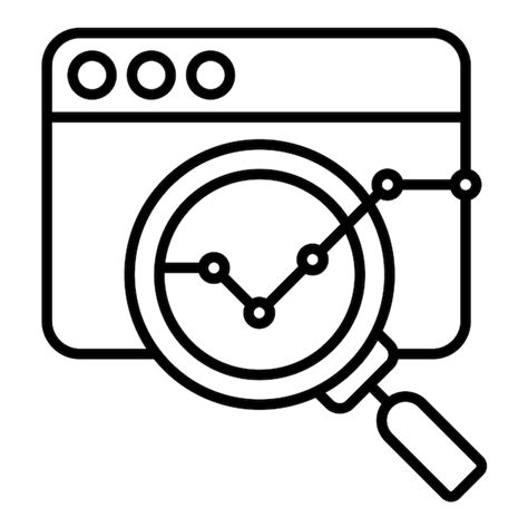 Premium Vector Datanalysis Line Illustration