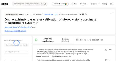 Online Extrinsic Parameter Calibration Of Stereo Vision Coordinate