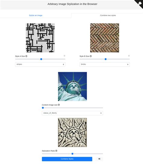 alternatives and detailed information of arbitrary image stylization tfjs gitplanet
