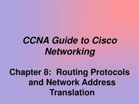 PPT CCNA Guide To Cisco Networking PowerPoint Presentation Free Download ID