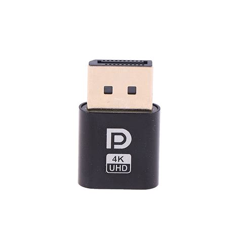 4k Displayport Dummy Plug Dp Virtual Display Adapter Edid Headless Ghost Emulator Desktop