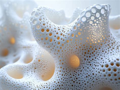 Repeating Microscopic Designs Inspired By Crystalline Formations Showcasing Intricate Fractal