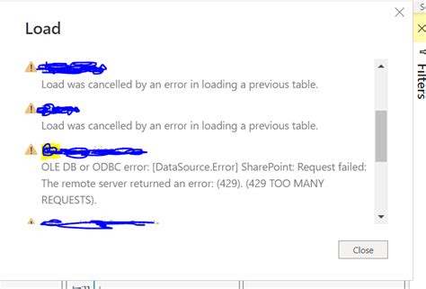 Unable To Load Sharepoint List Data Into Power Bi Microsoft Fabric