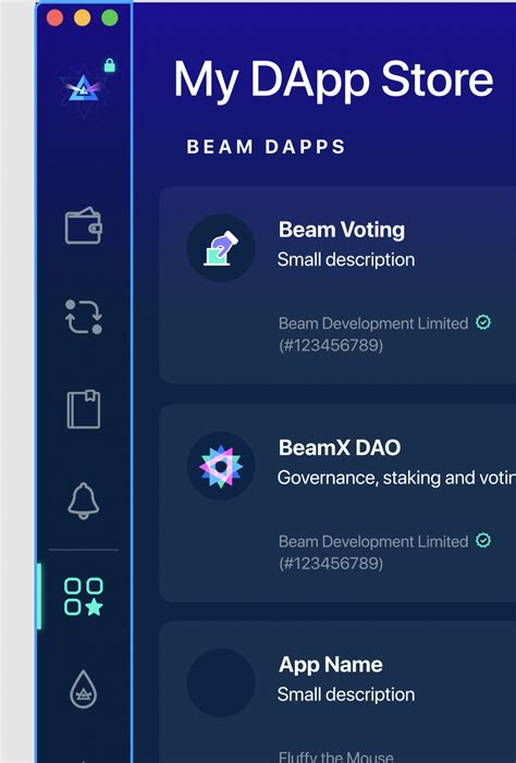 Dapp Store To Add Icon In The Side Menu Issue BeamMW Beam Ui GitHub
