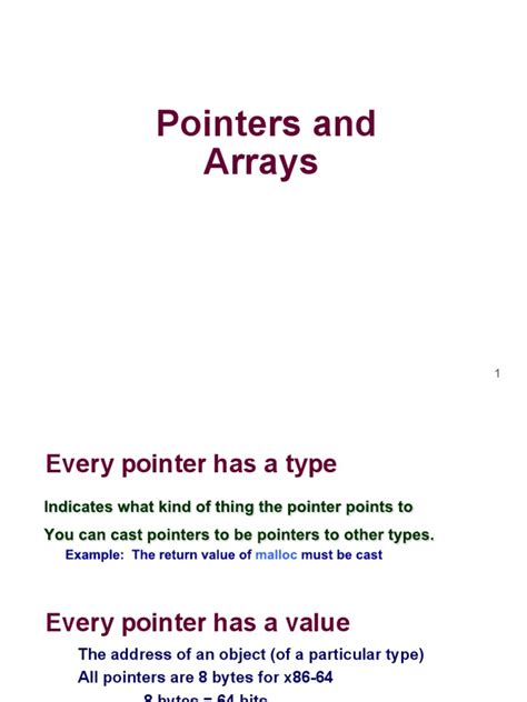 09 Pointers Arrays Pdf Pointer Computer Programming Software