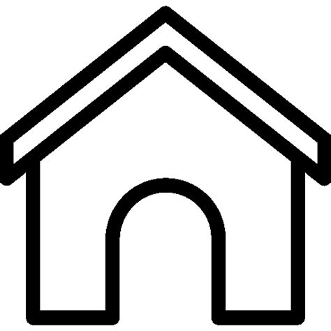 House Icon White 128163 Free Icons Library