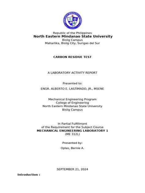 Me Lab 4 Pdf Oil Refinery Petroleum