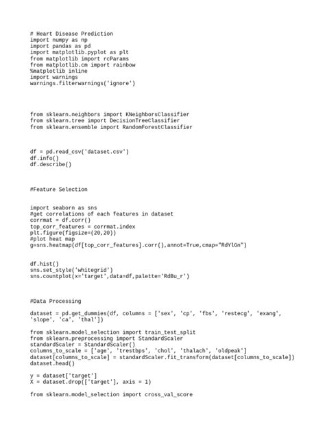 Heart Disease Prediction Pdf