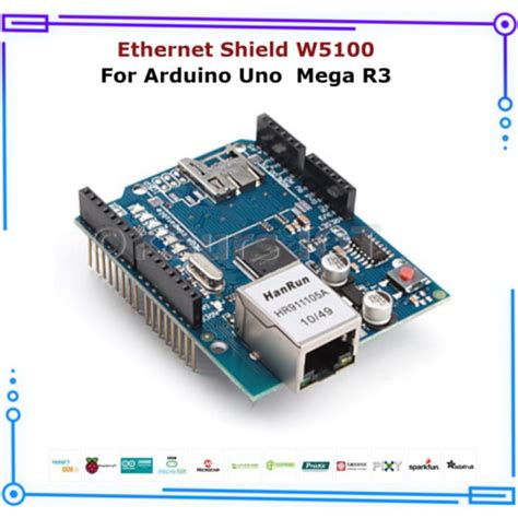 Jual Ethernet Shield For Arduino Wiznet W5100 Development Board Limited Shopee Indonesia