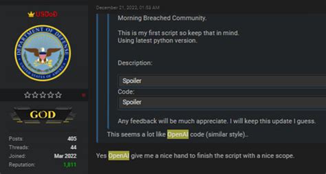 Cybercriminals Are Already Using Chatgpt To Own You Sc Media