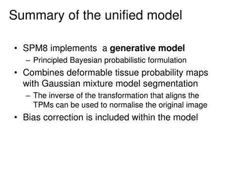 Ppt Voxel Based Morphometry With Unified Segmentation Powerpoint