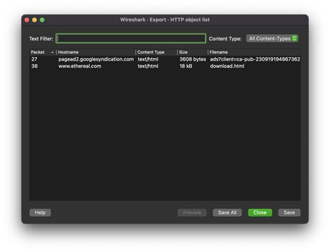 Wireshark J HnMilt N