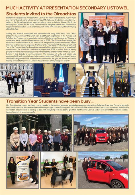 Much Activity At Presentation Secondary Listowel The Advertiser