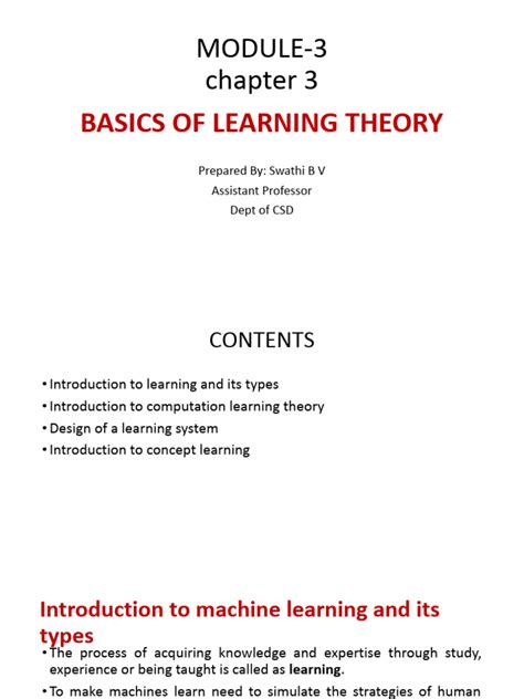 21cs54 Aiml Module3 Ppt Pdf Linear Regression Dependent And Independent Variables