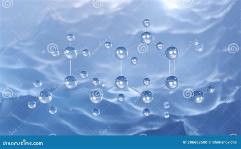 Estructura Molecular Pregabalina Modelo 3d Anticonvulsivantes Estructura Química Vista Desde Un