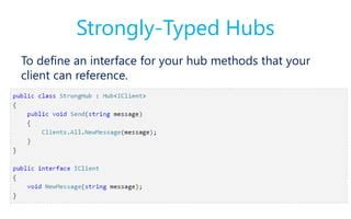 Signalr With Asp Net Part Ppsx Computing Technology Computing