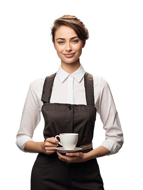 Premium Photo Creative Female Barista In Cafe Ai Generated