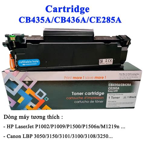 Cartridge TopJet 35A/85A-CB435A/CB436A/CE285A (HP P1002, P1009, P1102 ...