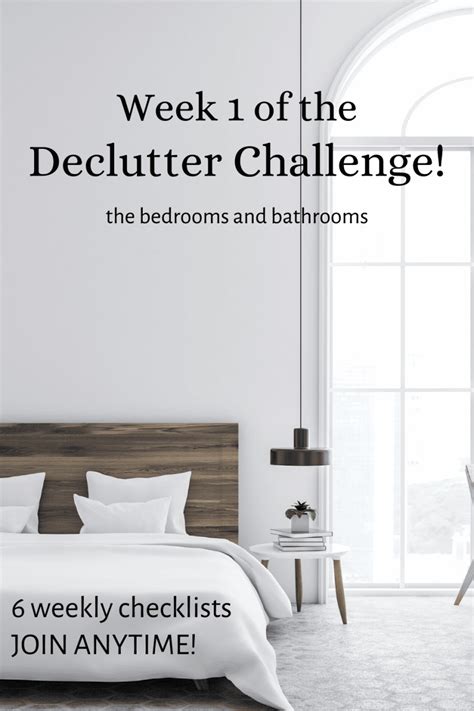 Declutter Checklist For Bedrooms And Bathrooms Nourish And Nestle
