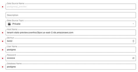 Postgresql Connector Catalog Transform Query Visualize