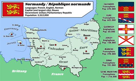 Normandy Map The River Seine To The Beaches Of Normandy The National