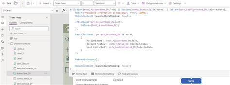 How To Notify User If Required Fields Are Empty In Canvas Apps