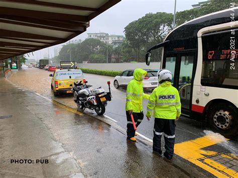 Flash Floods In Singapore