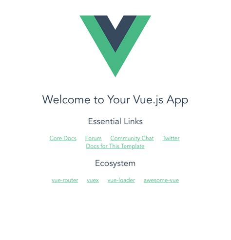 create first project vue js