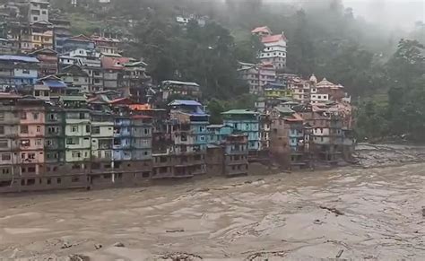 Flash Flood Hits Sikkim 23 Army Personnel Missing In Teesta River Surge