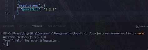 node v19 throws an error the name argument must be specified