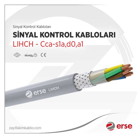 4×1 Mm Lihch Cca S1ad0a1 Sinyal Kontrol Kablosu Erse Zayıf Akım