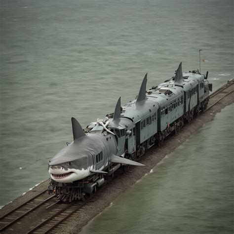 Shark Train By Beebeerockz69 On Deviantart