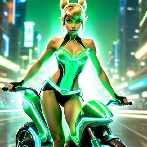 Tinkerbell Vs Tron Legacy By Biodigitaljazz On Deviantart