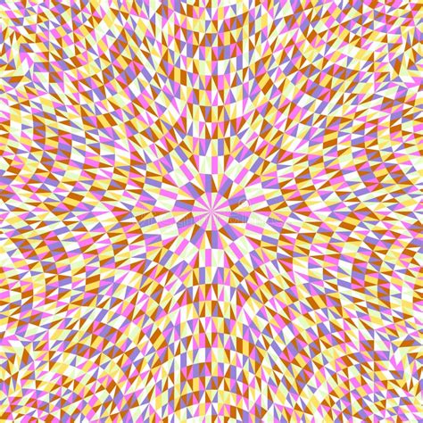 Dynamic Colorful Circular Tiled Pattern Background Design Stock Vector