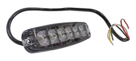 Faro 6 Leds Multifunciones Programable Ambar Estrobo 12 48v Envío Gratis