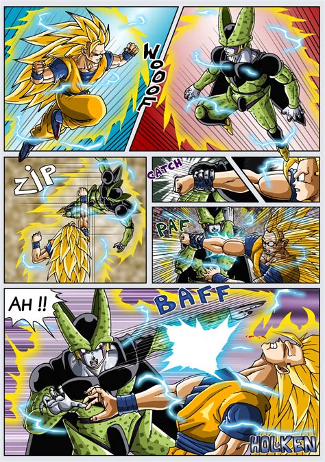 Dbm Goku Vs Cell Page 01 By Dbzwarrior On Deviantart