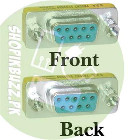 Serial Mini Female Female Male Male Gender Changer Coupler DB RS Shopikbuzz Daraz Pk