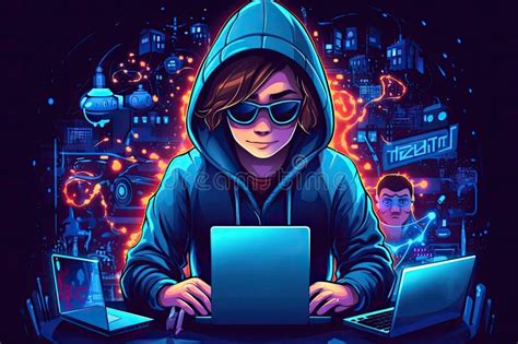 Anonymous Hacker Concept Of Hacking Cybersecurity Cybercrime