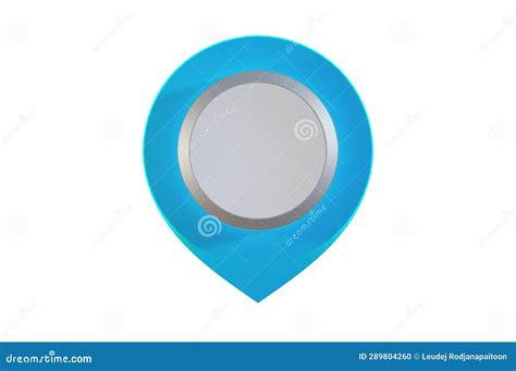 3d Illustration Map Pointers Icon Metal Style Stock Illustration Illustration Of Icon Home