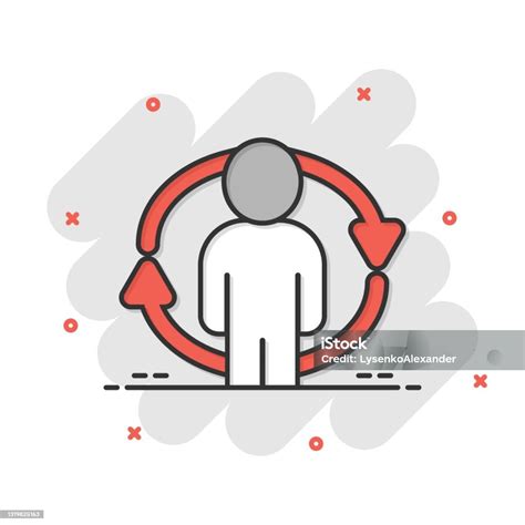 사람들은 만화 스타일의 아이콘을 추천합니다 흰색 배경에 비즈니스 통신 만화 벡터 일러스트 참조 팀워크 스플래시 효과 비즈니스 개념 개념에 대한 스톡 벡터 아트 및 기타