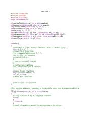 PROJECT 4 Docx Include Iostream Include String Include Cassert