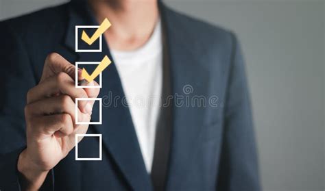Checklist Concept Stock Photo Image Of Concept Hand