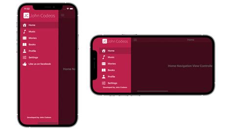 how to create a side menu in ios using swift john codeos