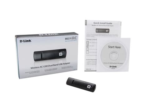 D Link Wireless Dual Band AC Mbps USB Wi Fi Network Adapter DWA