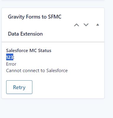 Data Flow Issue Issue Rtcamp Gravityforms Sfmc Data Extension
