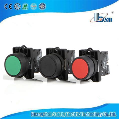 Xb Ea Red Push Button Switch Even Button Spring Return Flat Button And Self Reset Push