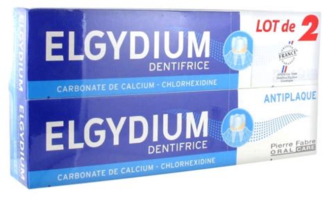 Elgydium Anti Plaque Toothpaste 2 X 75ml